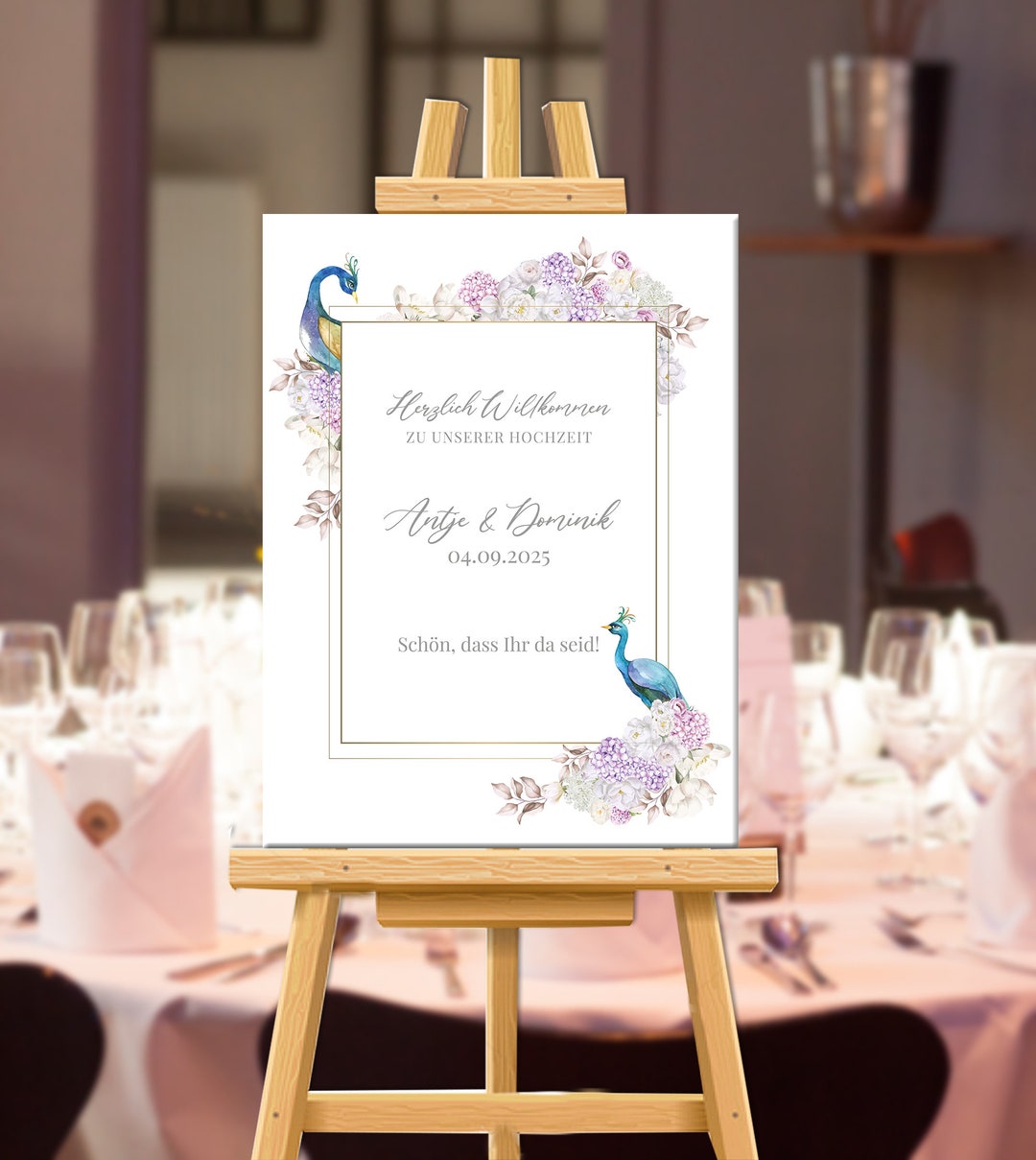 Wedding Welcome Sign on Canvas Design - Etsy