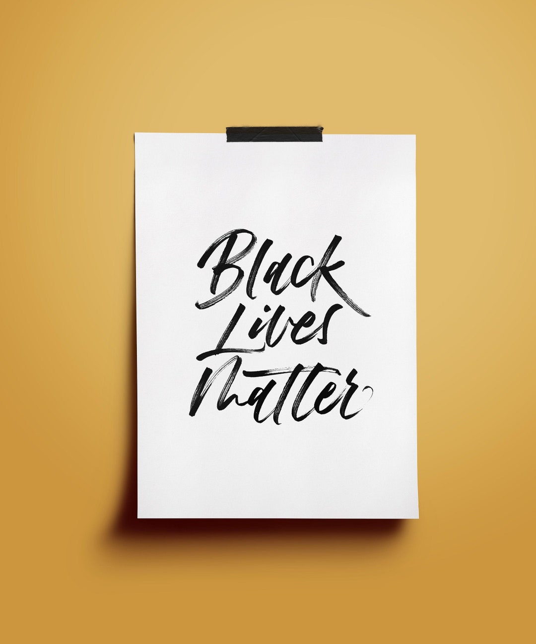 Black Lives Matter Downloadable Print | BLM Protest Poster | Activist ...
