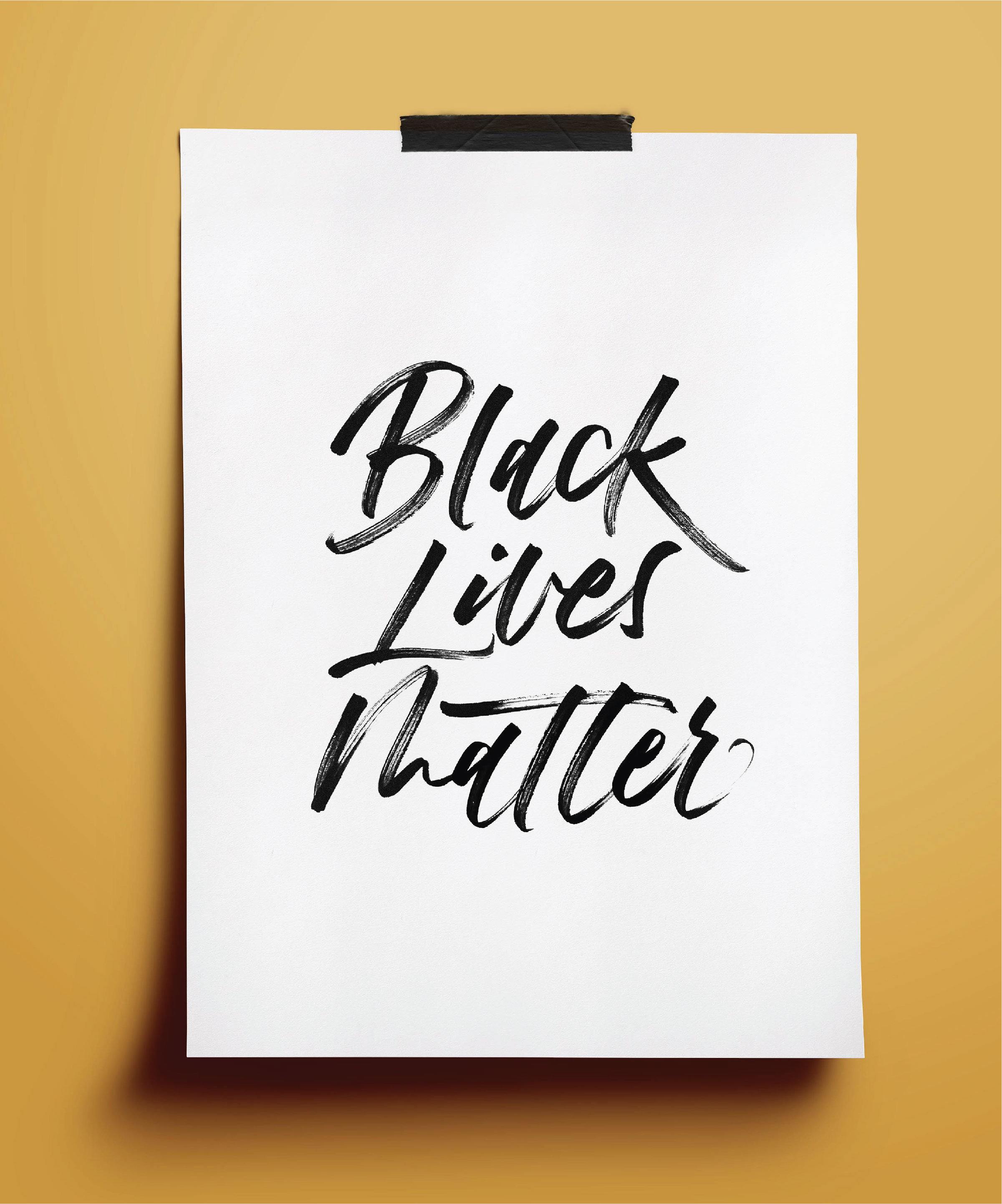 Black Lives Matter Downloadable Print | BLM Protest Poster | Activist ...
