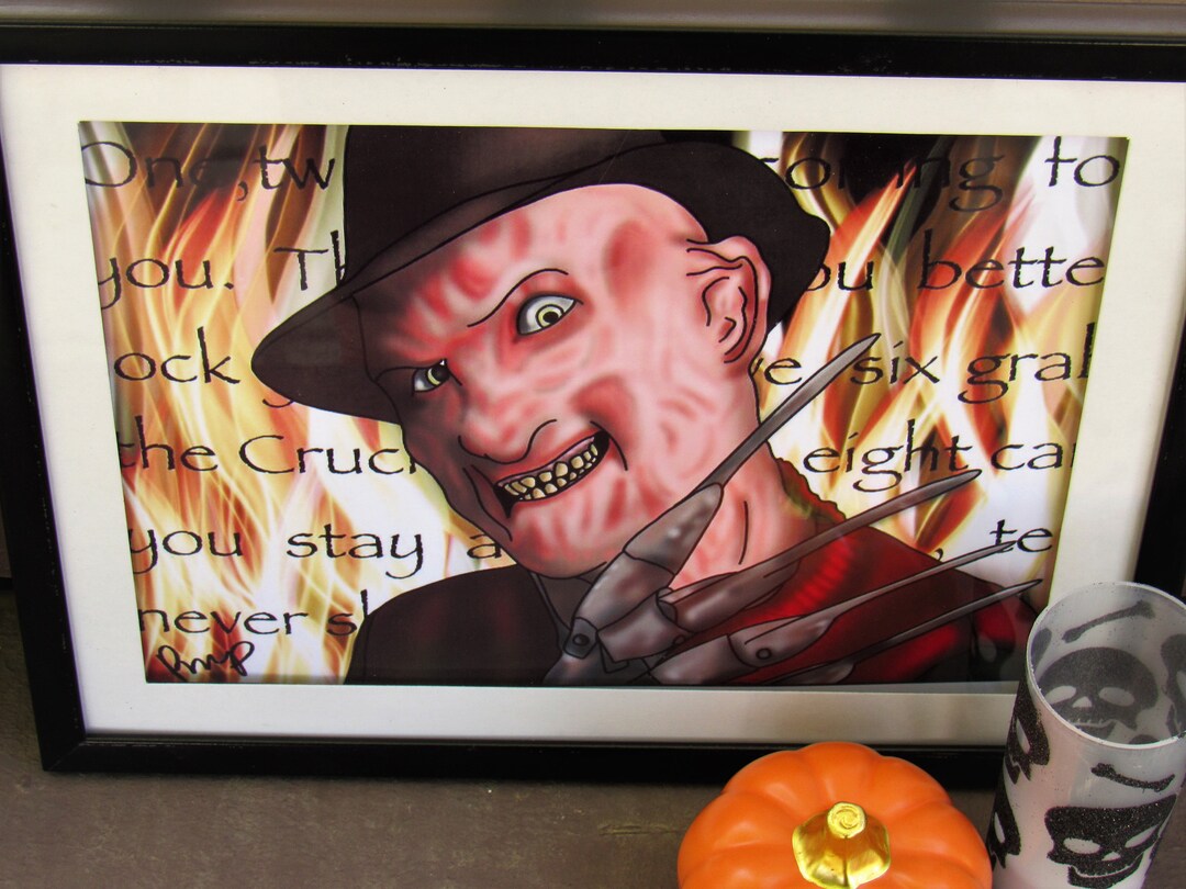Freddy Krueger Fan Art Print - Etsy Ireland