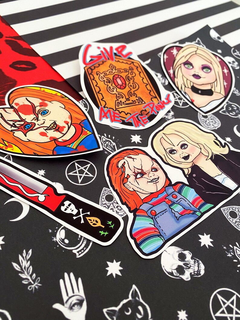 Chucky Sticker Pack - Etsy