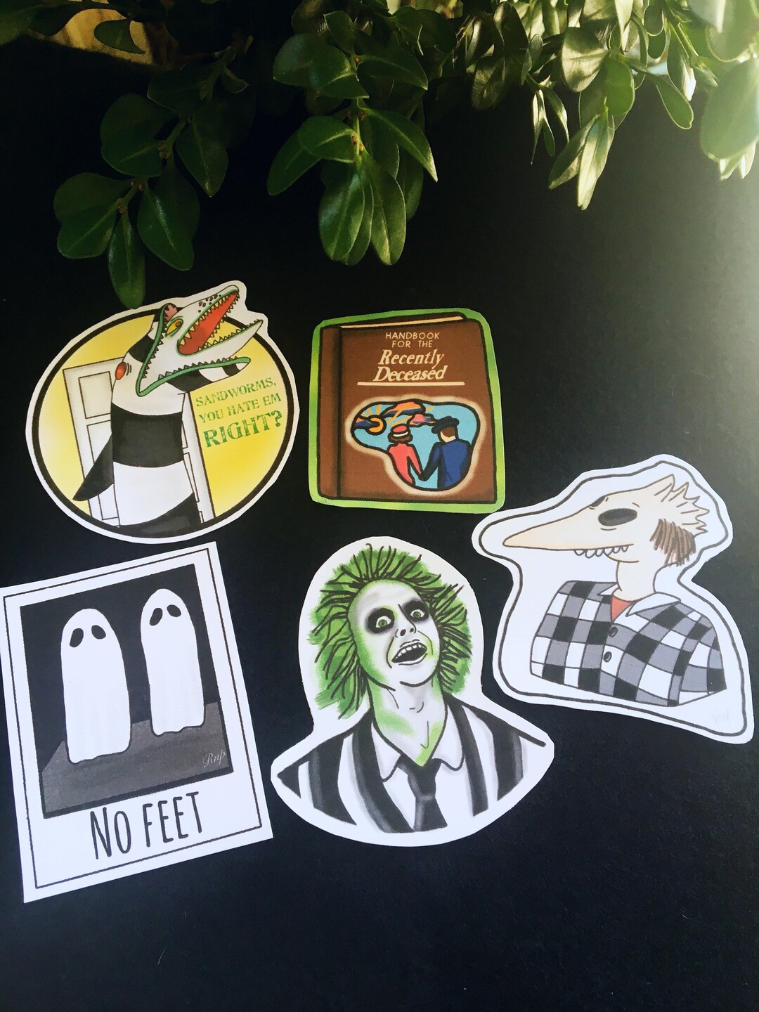 Beetlejuice Sticker Pack - Etsy