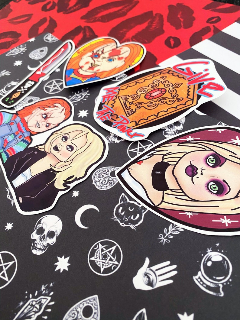 Chucky Sticker Pack - Etsy
