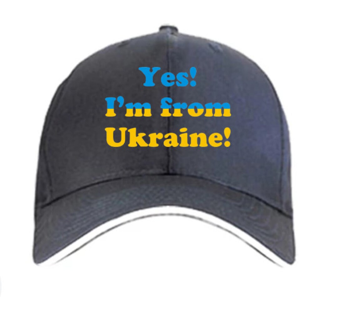 Baseball Cap Yes! I'm From Ukraine, Made in Ukraine, Ukrainian Hat ...