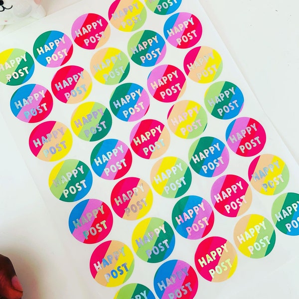 Happy Mail Stickers - Etsy