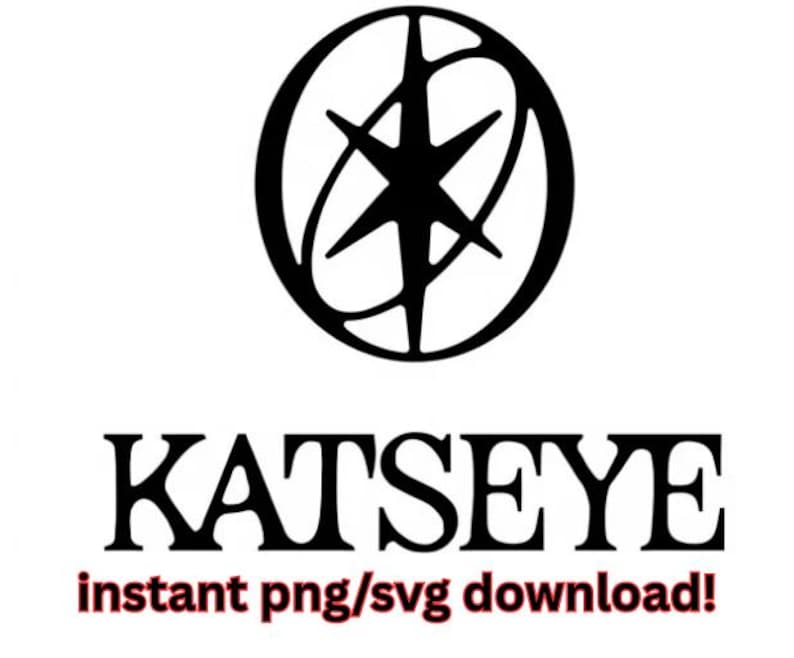 Katseye Logo Vector 2025 Svg Png Vector Digital File For Cricut Kpop