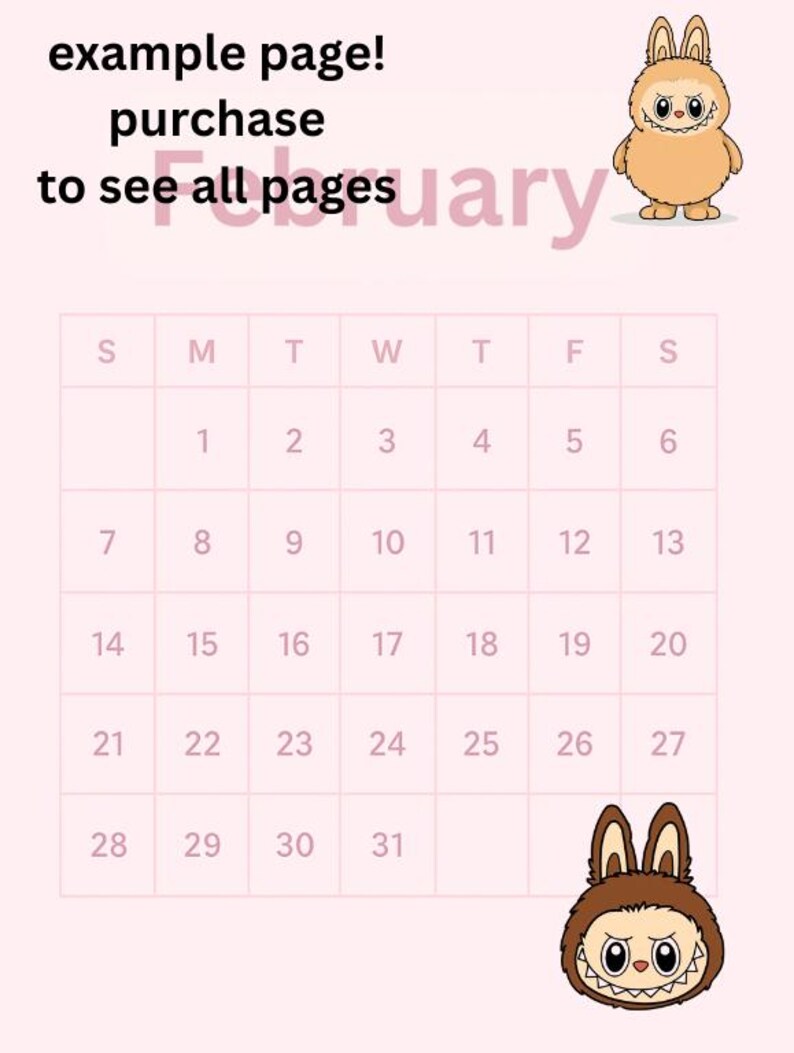 Labubu 2025 Kalender 2026 | labubu Adventskalender| Labubu Kalender ...