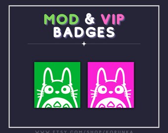 Twitch Vip Mod Badge - Etsy