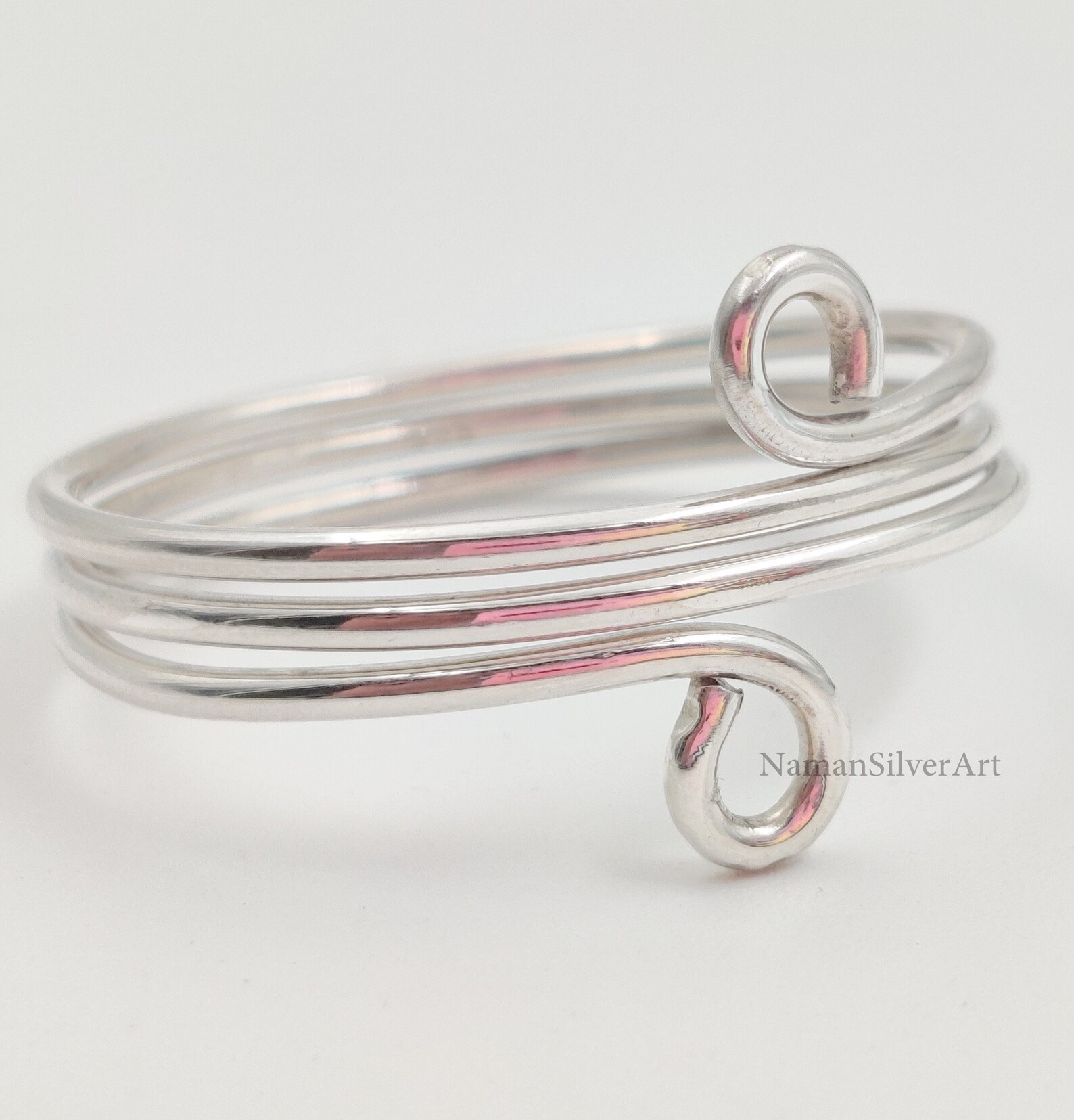Spiral Cock Penis Ring 925 Sterling Silver Handmade Cock Etsy