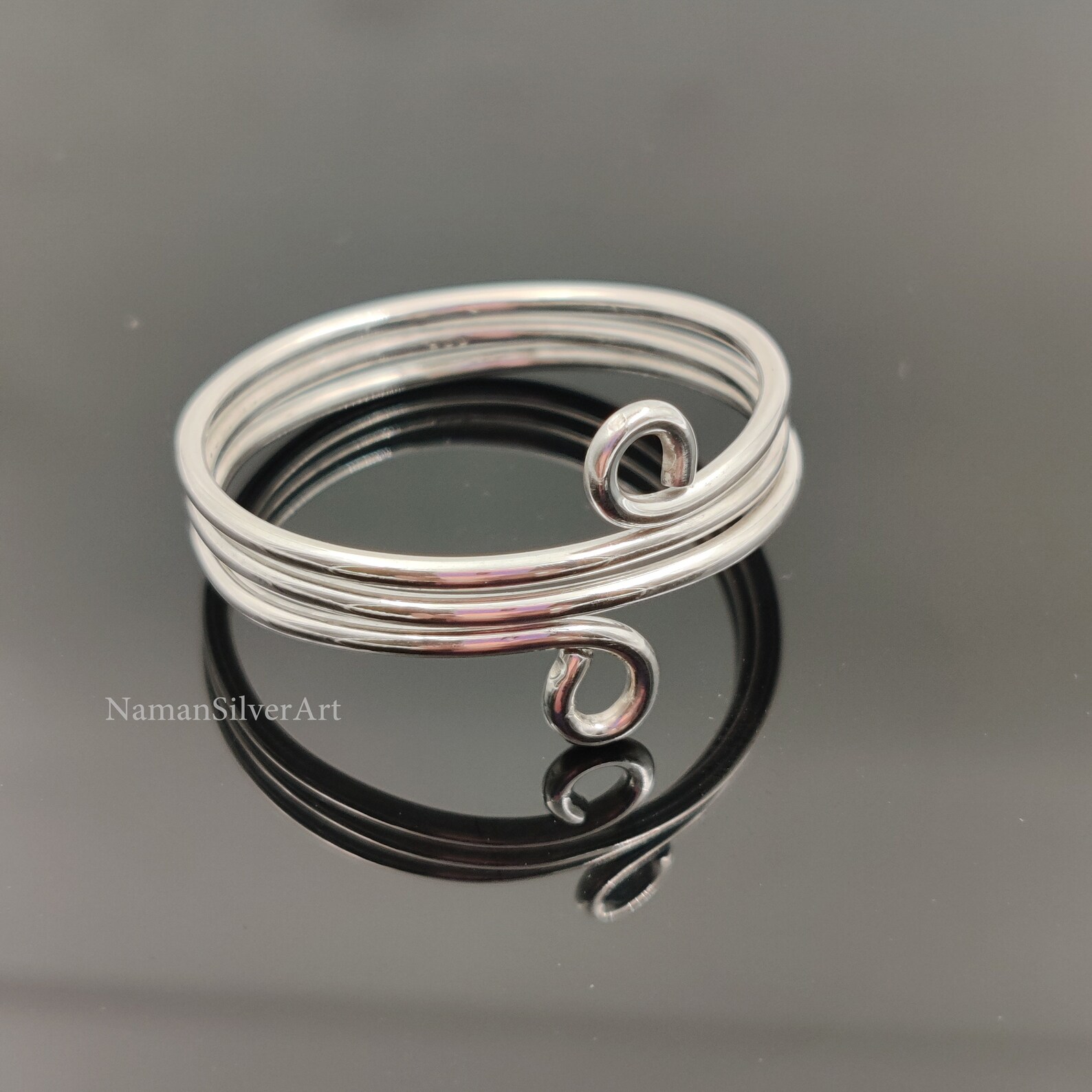 Spiral Cock Penis Ring 925 Sterling Silver Handmade Cock Etsy