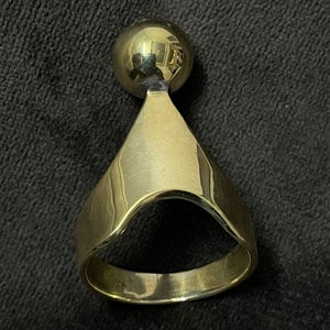 925 Sterling Silver Single Ball Crown Cock Glans Ring for Men, Perfect ...