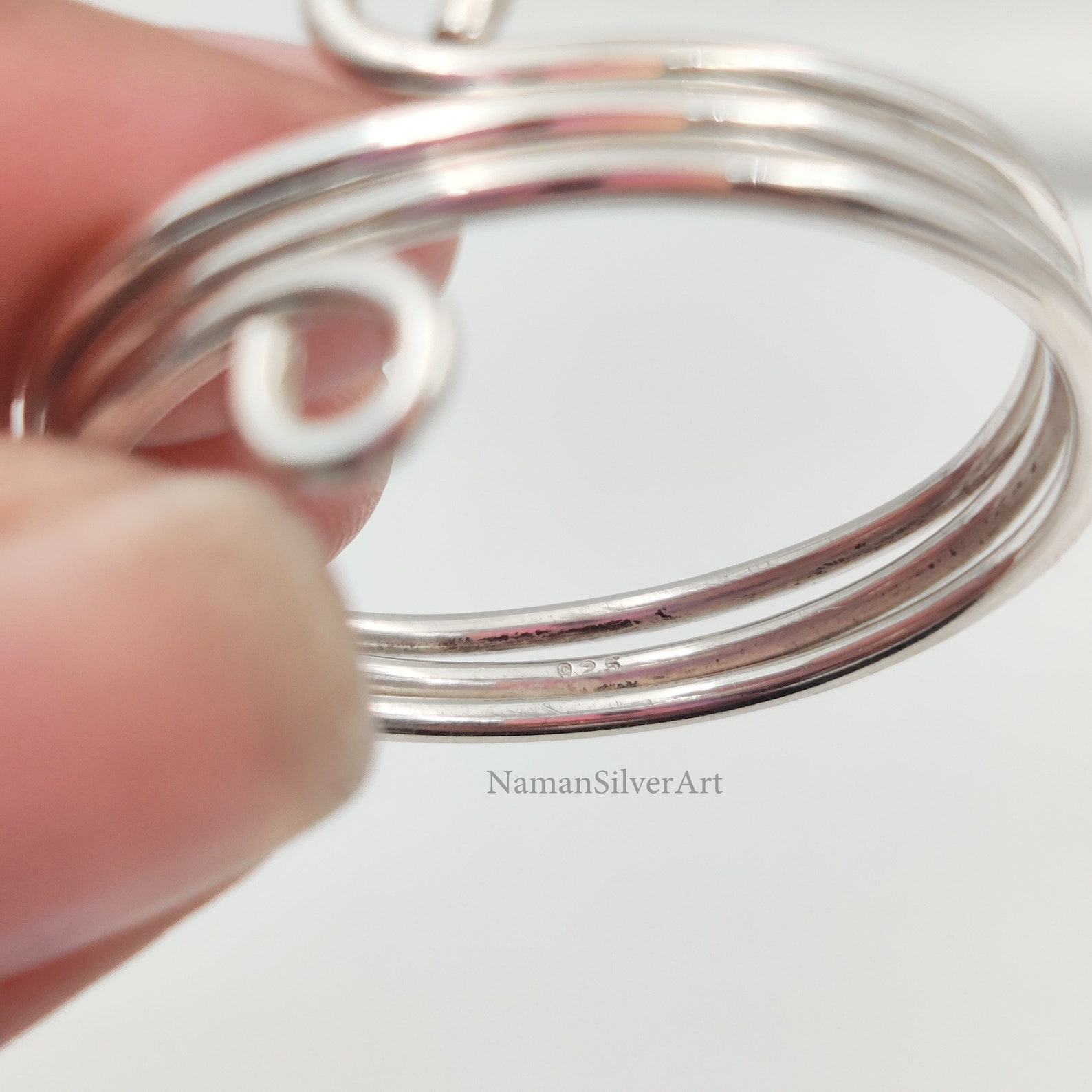 Spiral Cock Penis Ring 925 Sterling Silver Handmade Cock Etsy