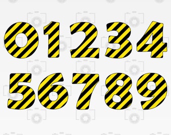 Construction numbers | Etsy