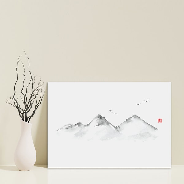 Sumi E Art - Etsy