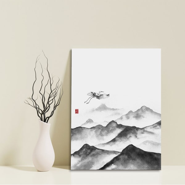 Sumi E Art - Etsy