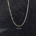 18k Gold Chain in 16 Inch and 18 Inch Box Gold Chain and - Etsy