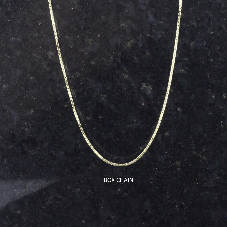 18k Gold Chain in 16 Inch and 18 Inch Box Gold Chain and - Etsy