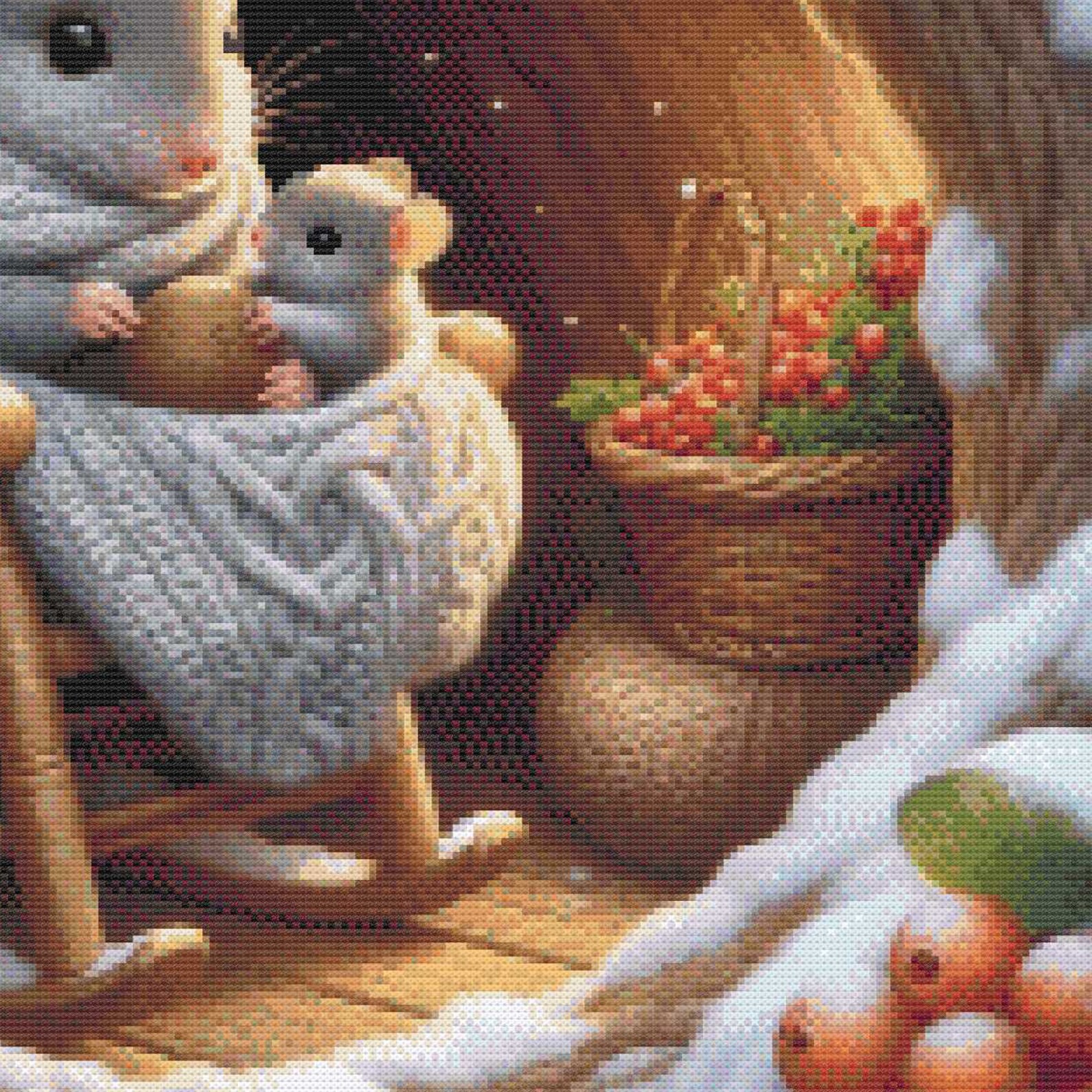 Cross Stitch Mice, Mouse Cross Stitch, Cross Stitch Rats, Rat Cross ...