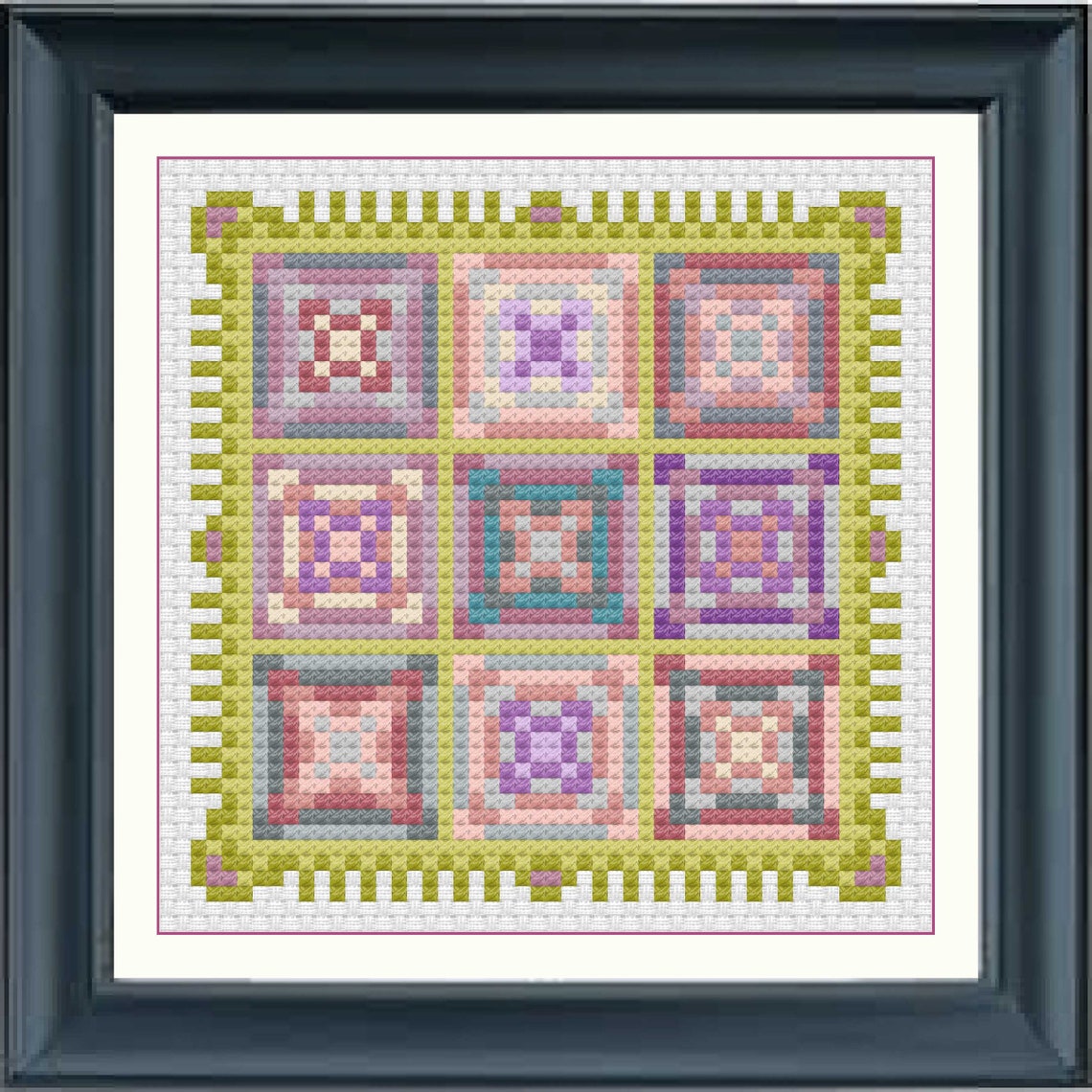 Two Cross Stitch Patterns, Cross Stitch Blankets, Crotchet Cross Stitch ...