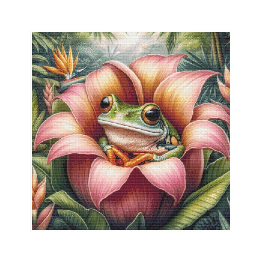 Frog Cross Stitch, Toad Pattern, Toad Cross Stitch, Frog Pattern, Cross ...