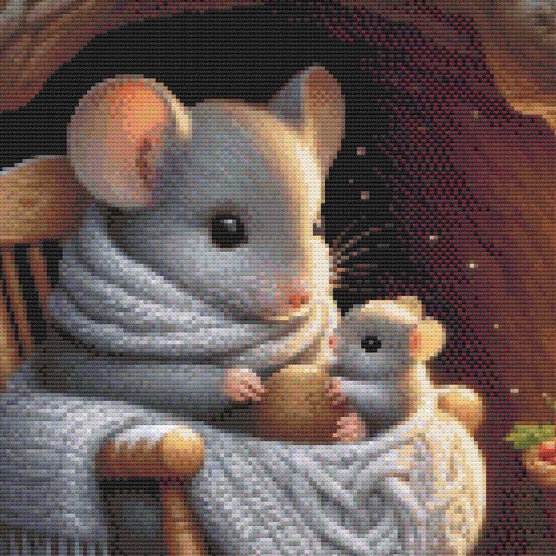 Cross Stitch Mice, Mouse Cross Stitch, Cross Stitch Rats, Rat Cross ...