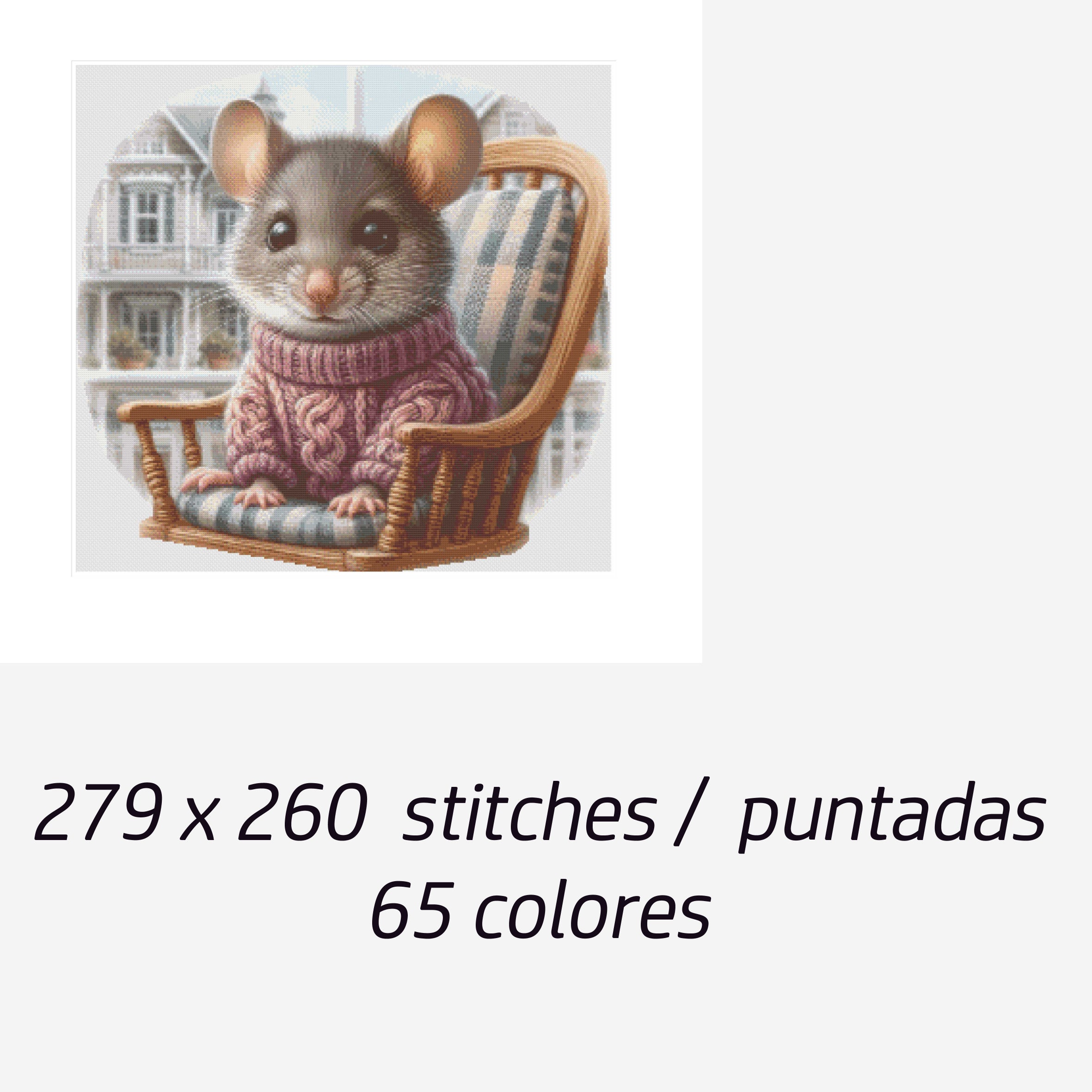 Cross Stitch Mice, Mouse Cross Stitch, Cross Stitch Rats, Rat Cross ...