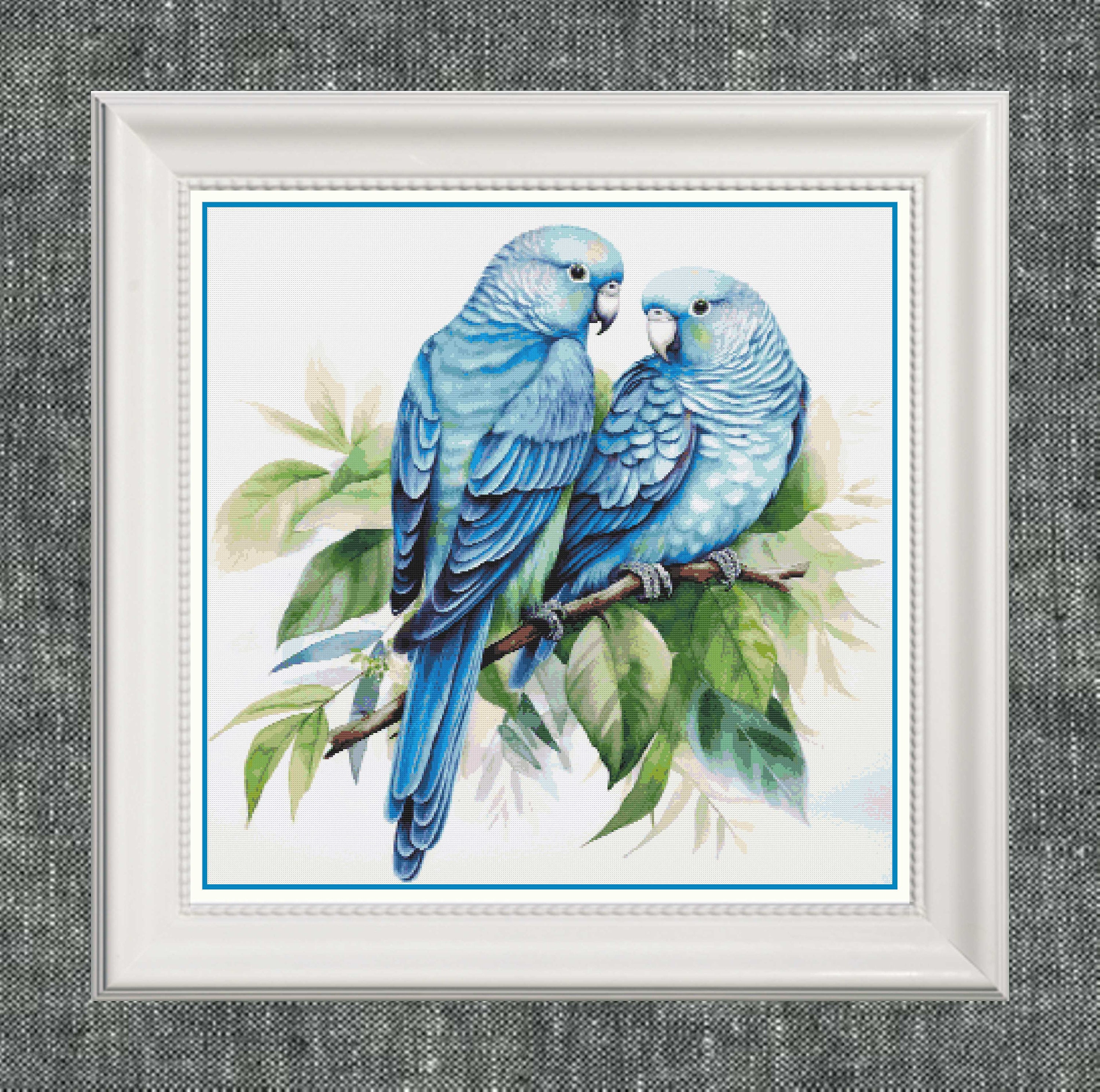 Cross Stitch Bird, Cross Stitch Cockatoo, Parakeet Cross Stitch ...
