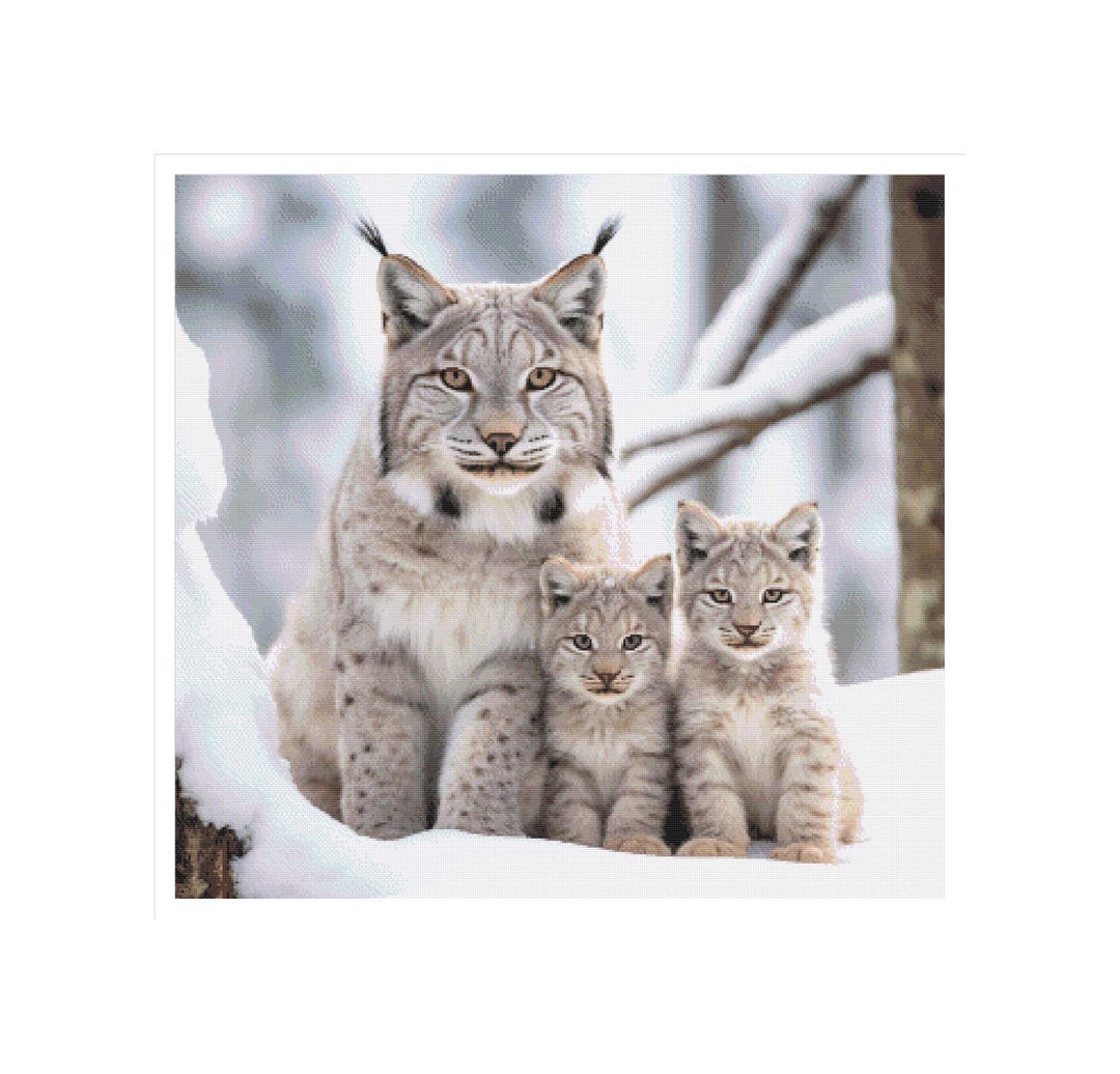 Cross Stitch Feline, Cross Stitch Lynxes, Cats Pattern, Wild Cross ...
