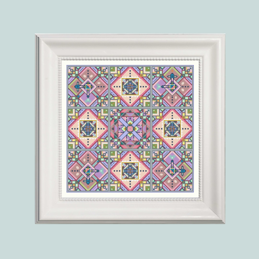 Cross Stitch Tiles, Cross Stitch Design, Cross Stitch Tile, Tiles to ...