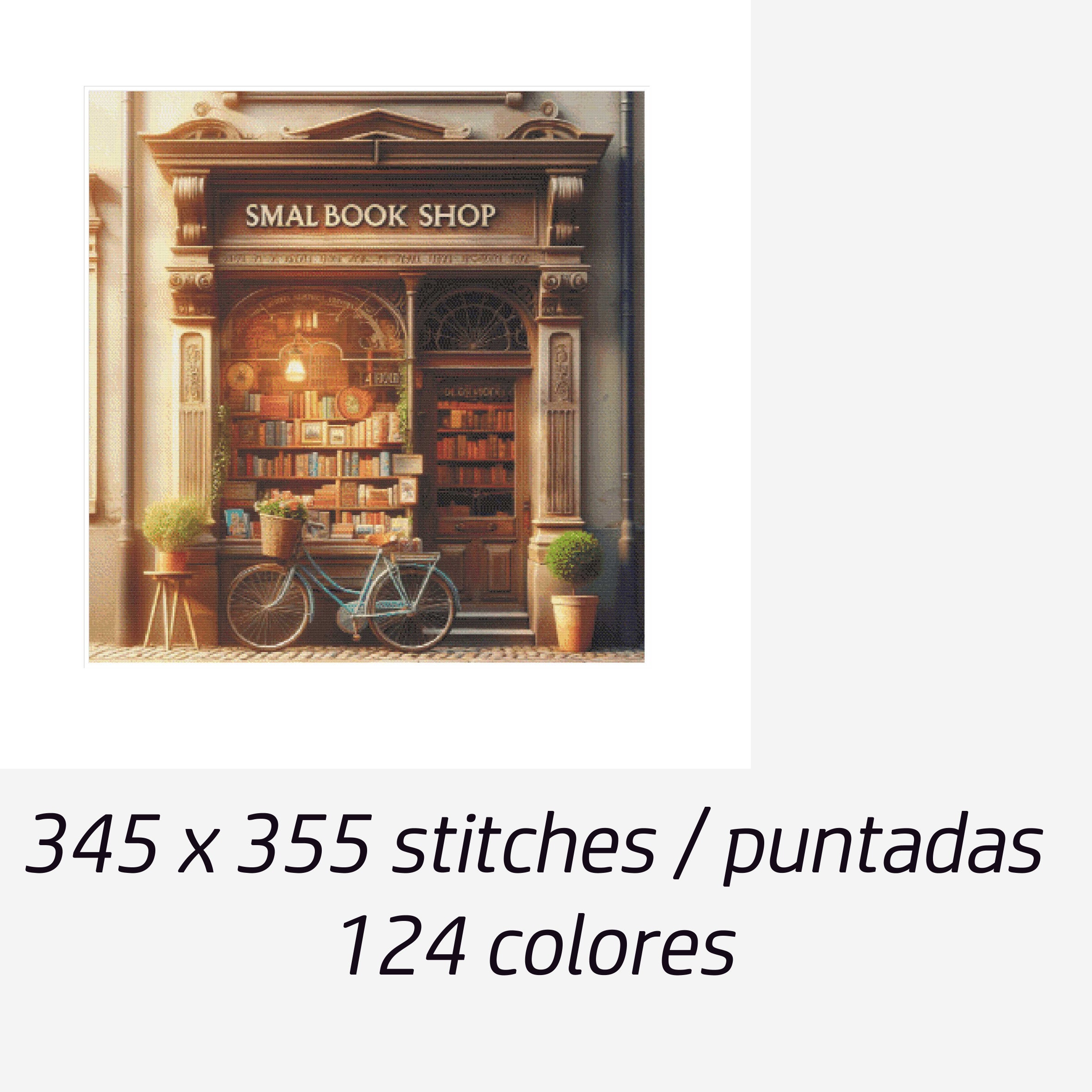 Cross Stitch Book Shop, Facade to Embroider, Cross Stitch Shop, Cross ...