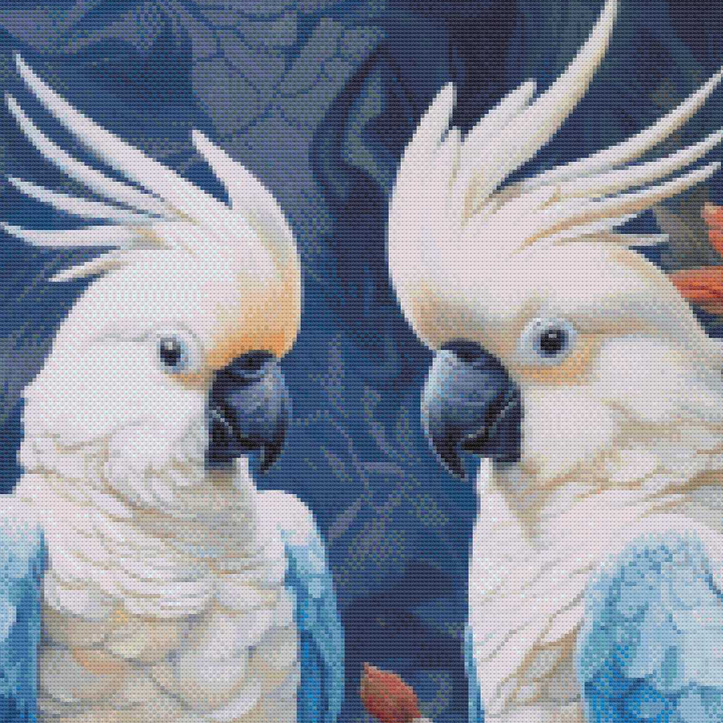 Cross Stitch Birds, Cross Stitch Cockatoo, Embroidery Owl, Embroidery ...