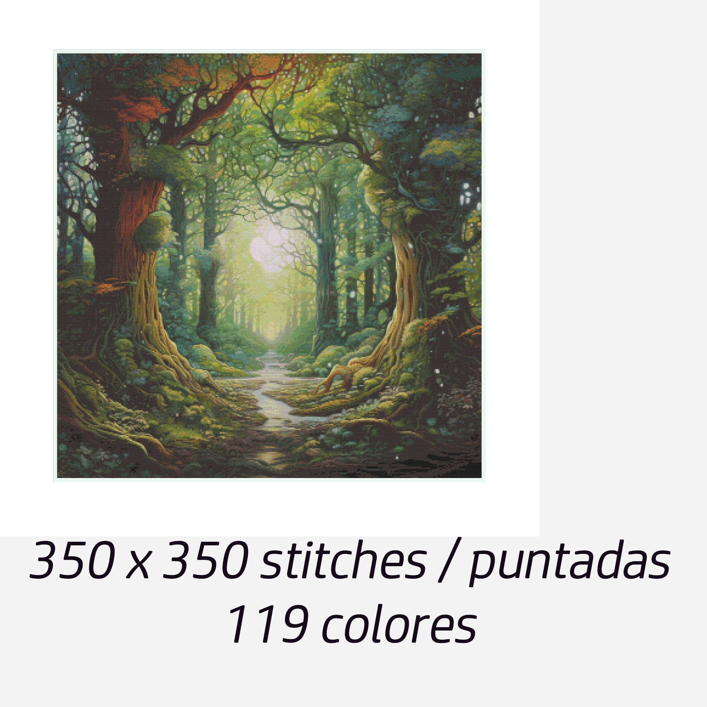 Garden Cross Stitch, Forest Cross Stitch, Forest Cross Stitch ...