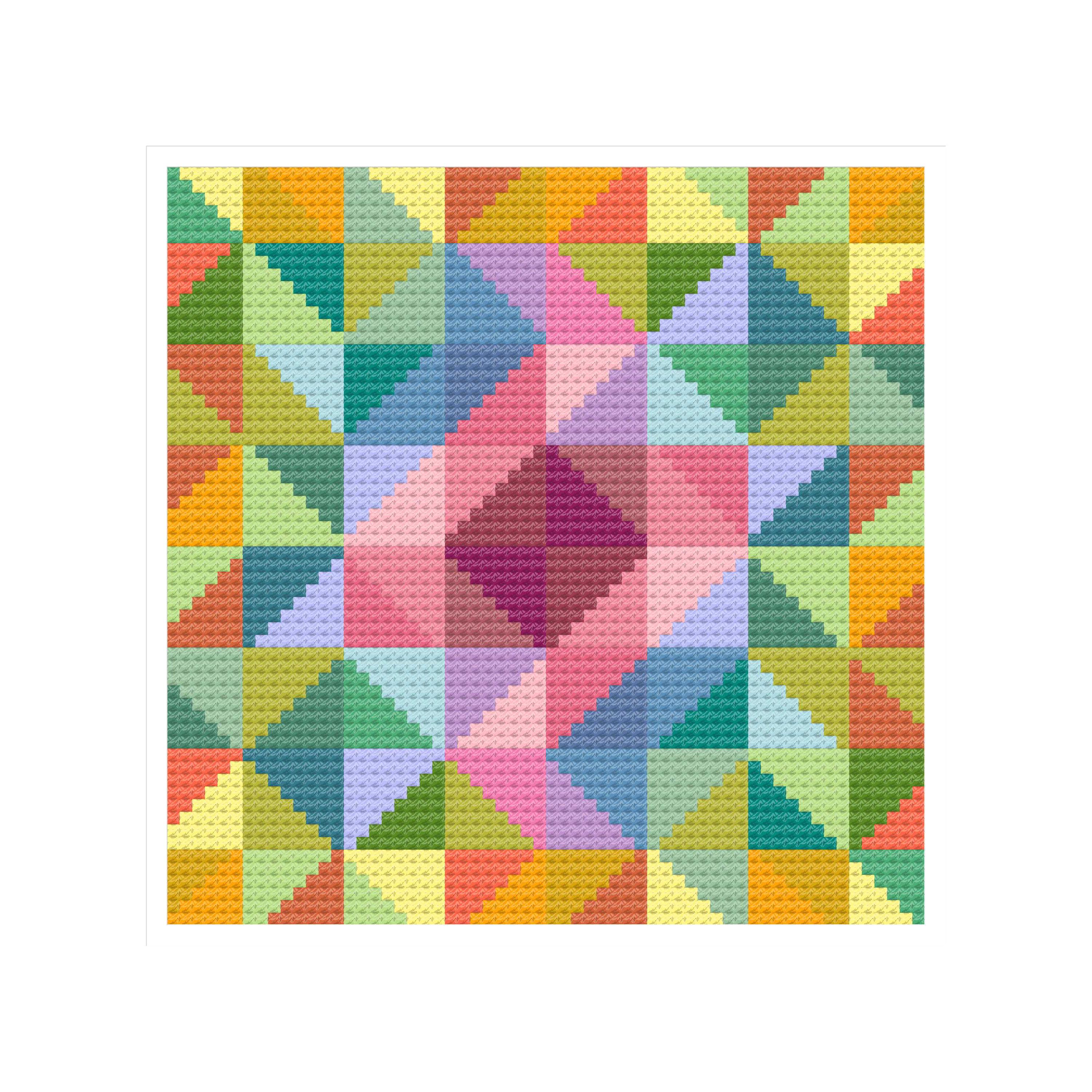 Geometric Cross Stitch, Geometric Pattern, Geometric, Cross Stitch ...