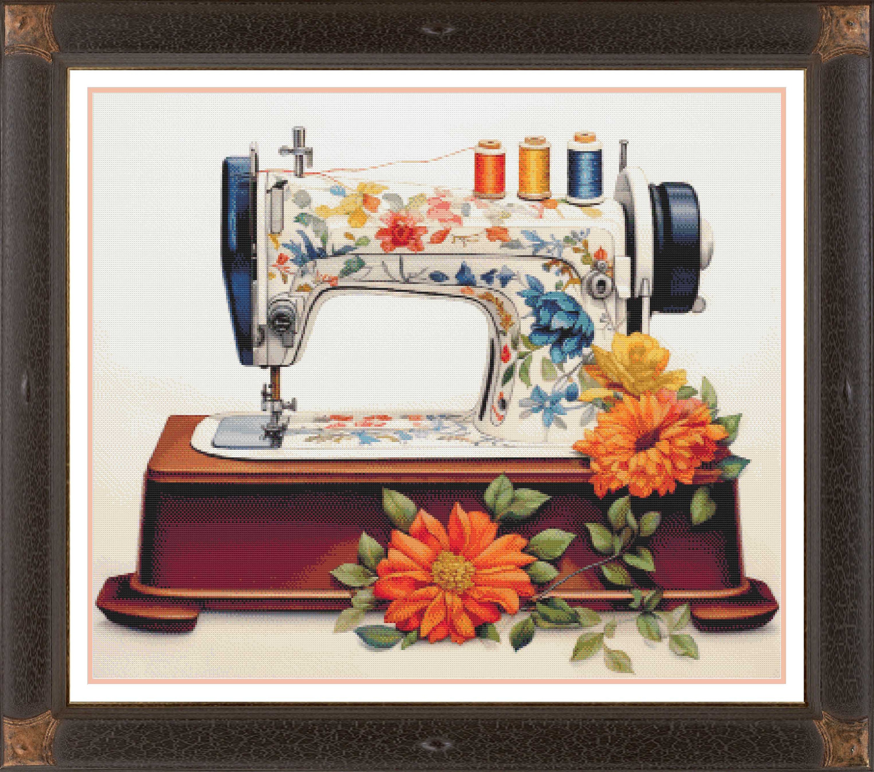 Cross Stitch Sewing Machine, Singer Cross Stitch, Cross Stitch Sewing ...