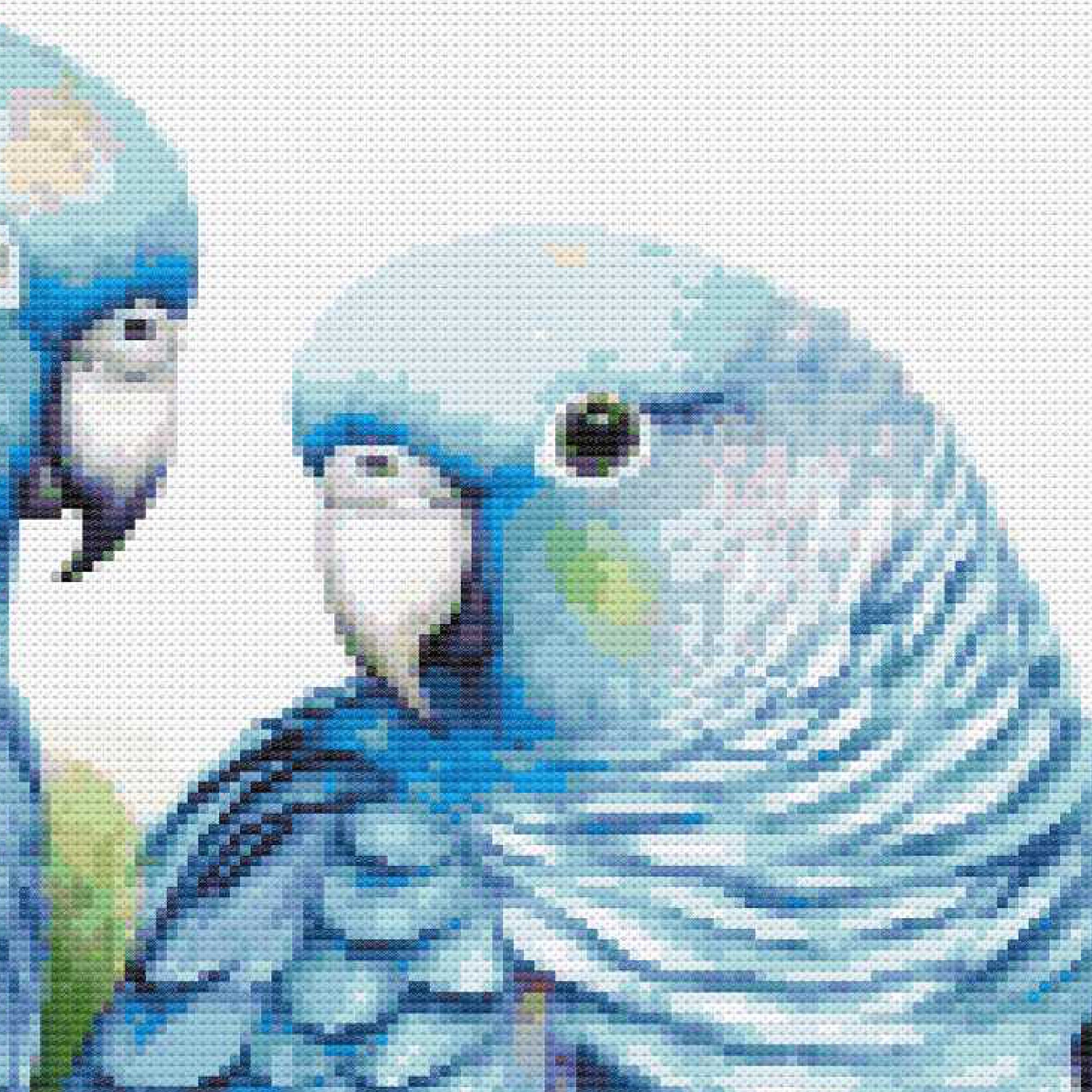 Cross Stitch Bird, Cross Stitch Cockatoo, Parakeet Cross Stitch ...