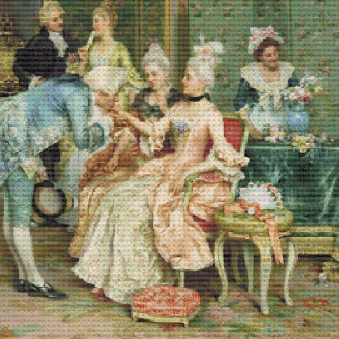 Cross Stitch Art Pattern, Cross Stitch Aristocracy, Cross Stitch Art ...
