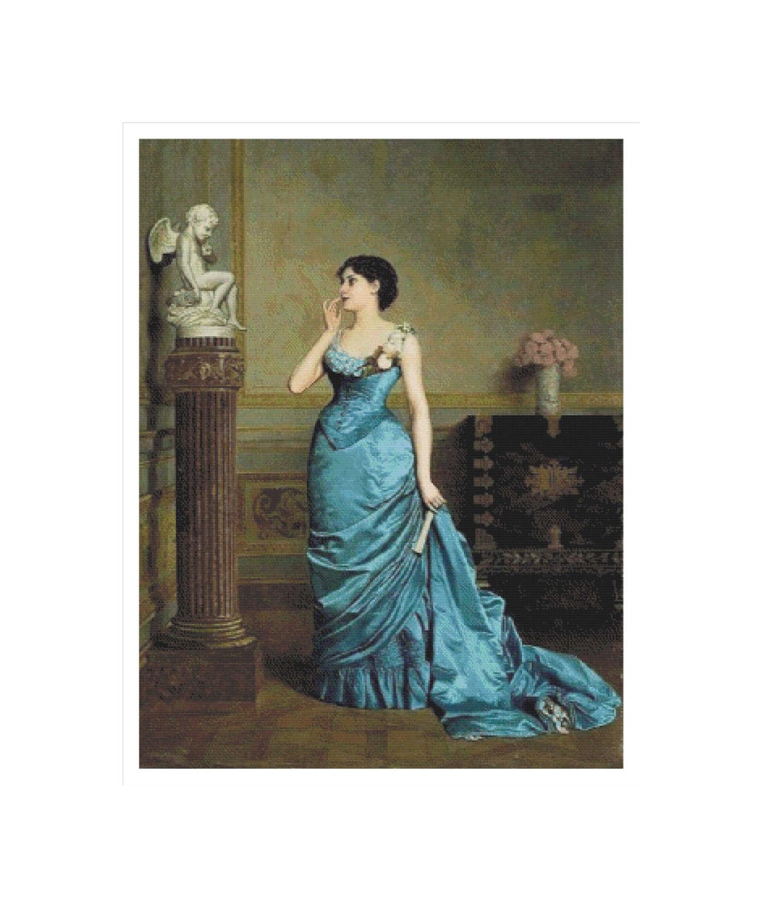Cross Stitch, Woman Art, Woman Pattern, Classic Art, the Accomplice ...
