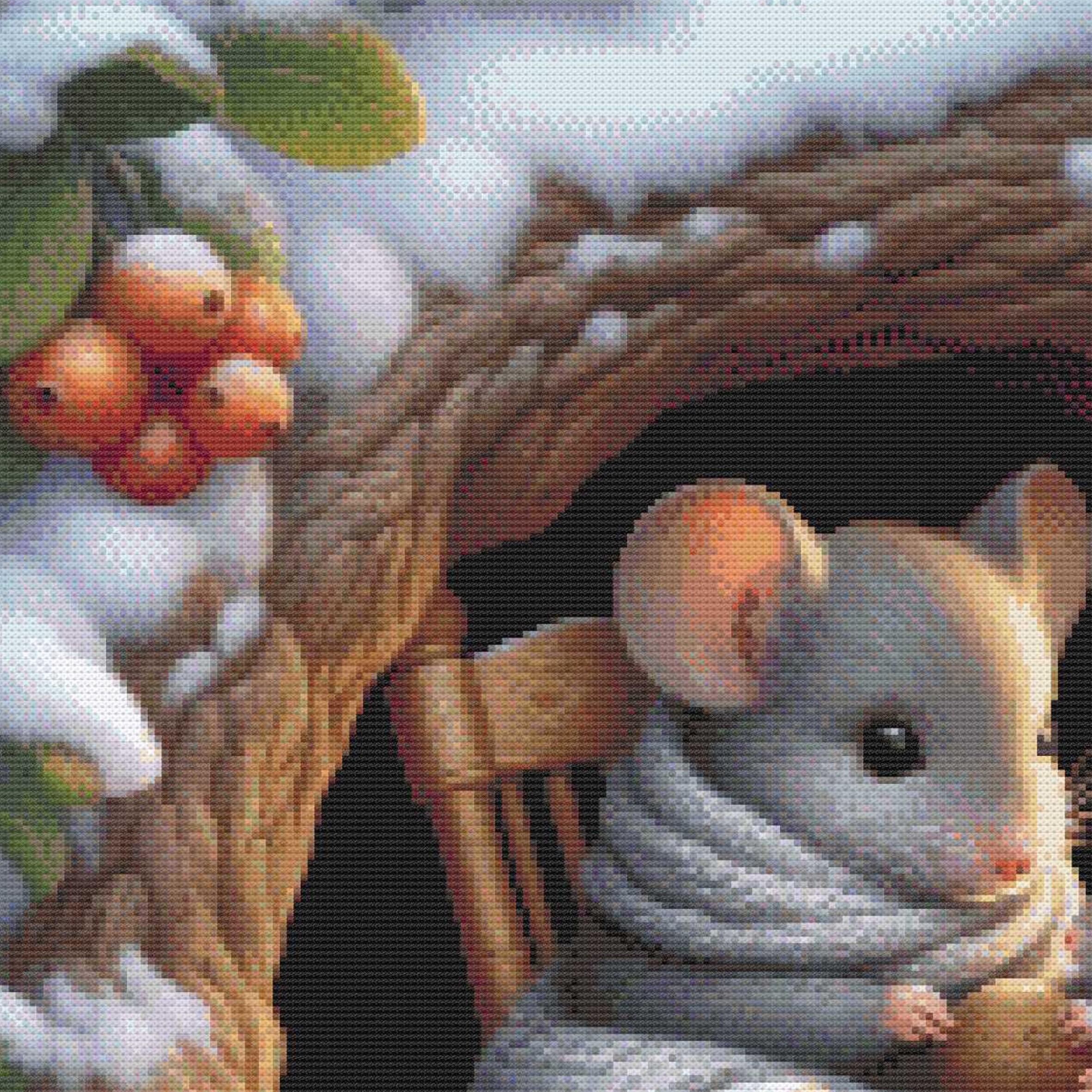 Cross Stitch Mice, Mouse Cross Stitch, Cross Stitch Rats, Rat Cross ...