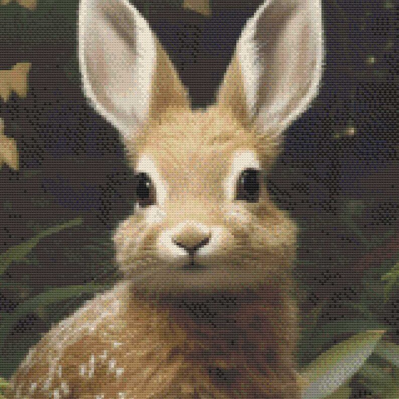 Cross Stitch Rabbit, Rabbits to Embroider, Hare Cross Stitch, Cross ...