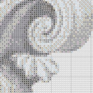 Classic Cross Stitch Art, Cross Stitch Column Chart, Cross Stitch ...