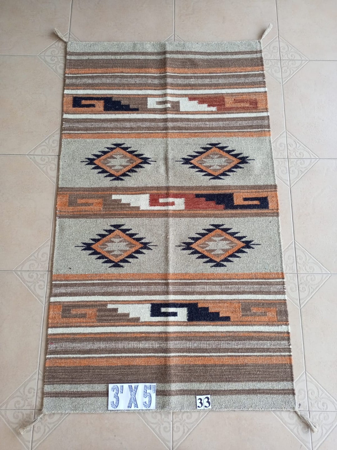 Multicolor Navajo Rug, Navajo Unique Rug, Custom Order Rug, Home ...