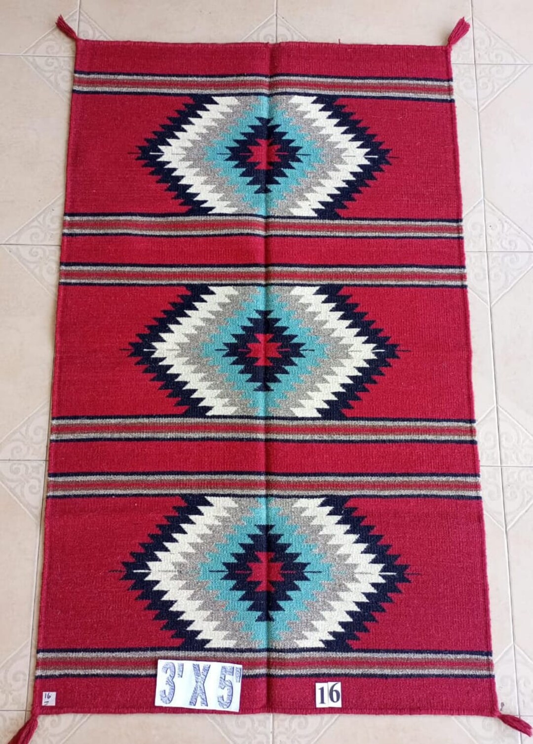 Navajo Rug, Navajo Bedroom Rug, Custom Rug, Made to Measure Rug, Living ...