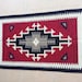 Red and Black Navajo Rug, Navajo Bedroom Rug, Made to Measure Rug ...
