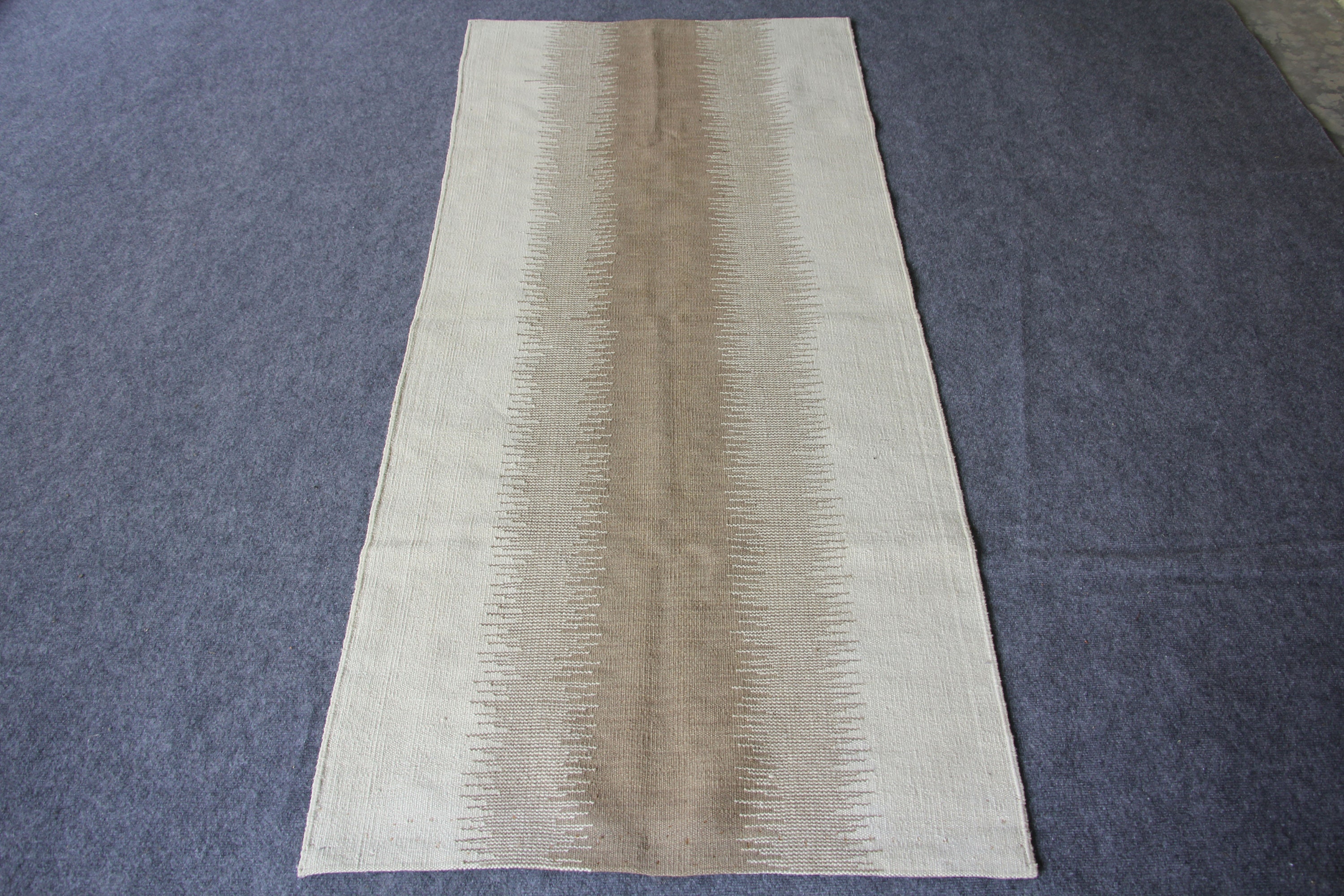 Runner Rug, Natural Color Runner, Rug Runner, Hallway Rug, Striped ...