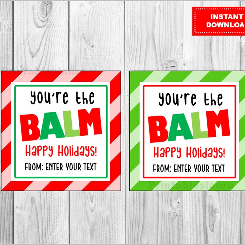 Eos Lip Balm Card - Etsy