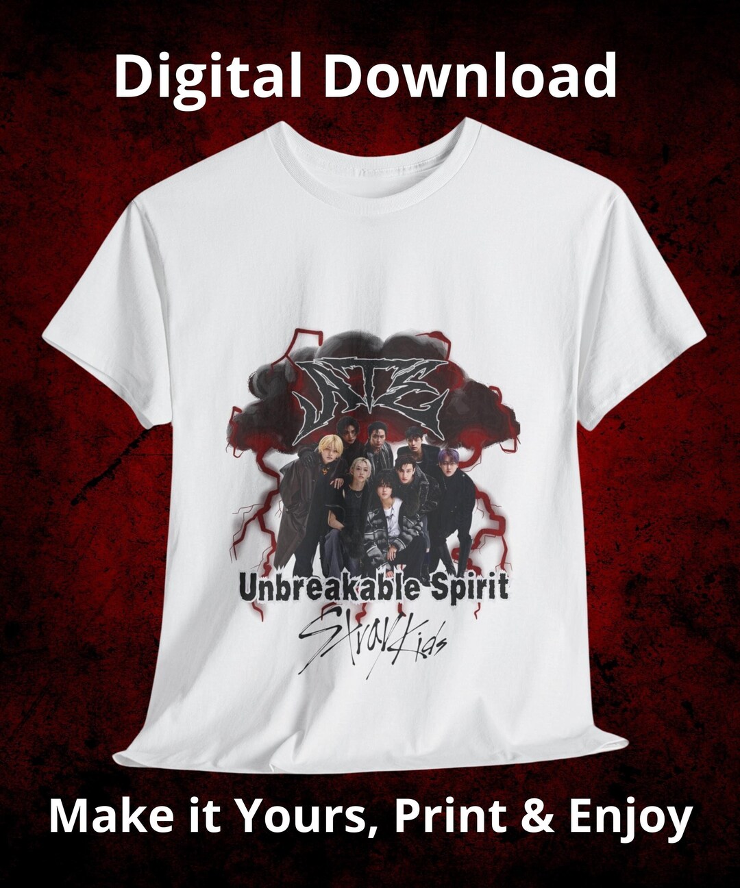 Stray Kids T-shirt Design, Stray Kids ATE, PNG, Digital Print, K-pop - Etsy