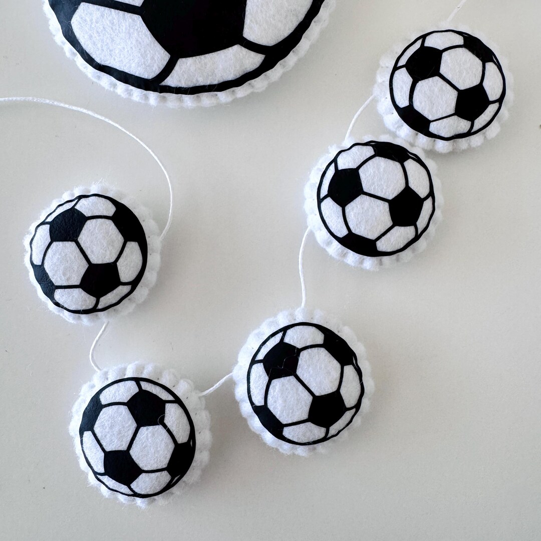 Mini Football Garland: Sports Room Decor - Etsy