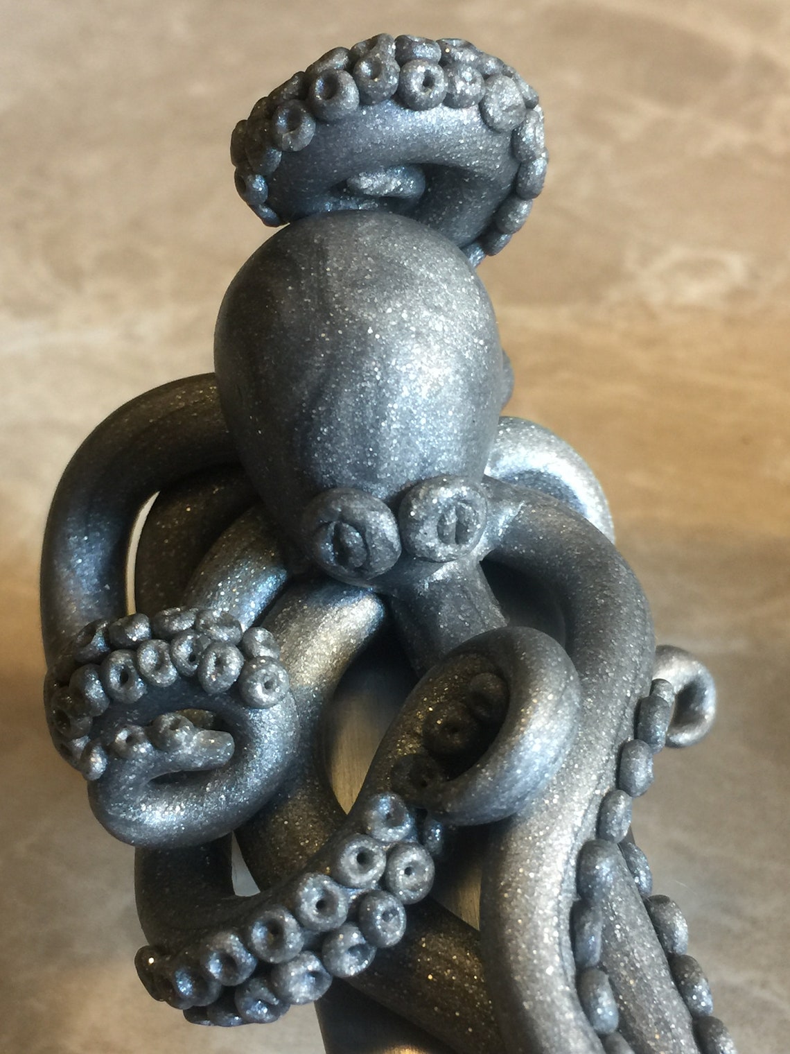 Octopus Nautical Interior Door Handle Original Art - Etsy