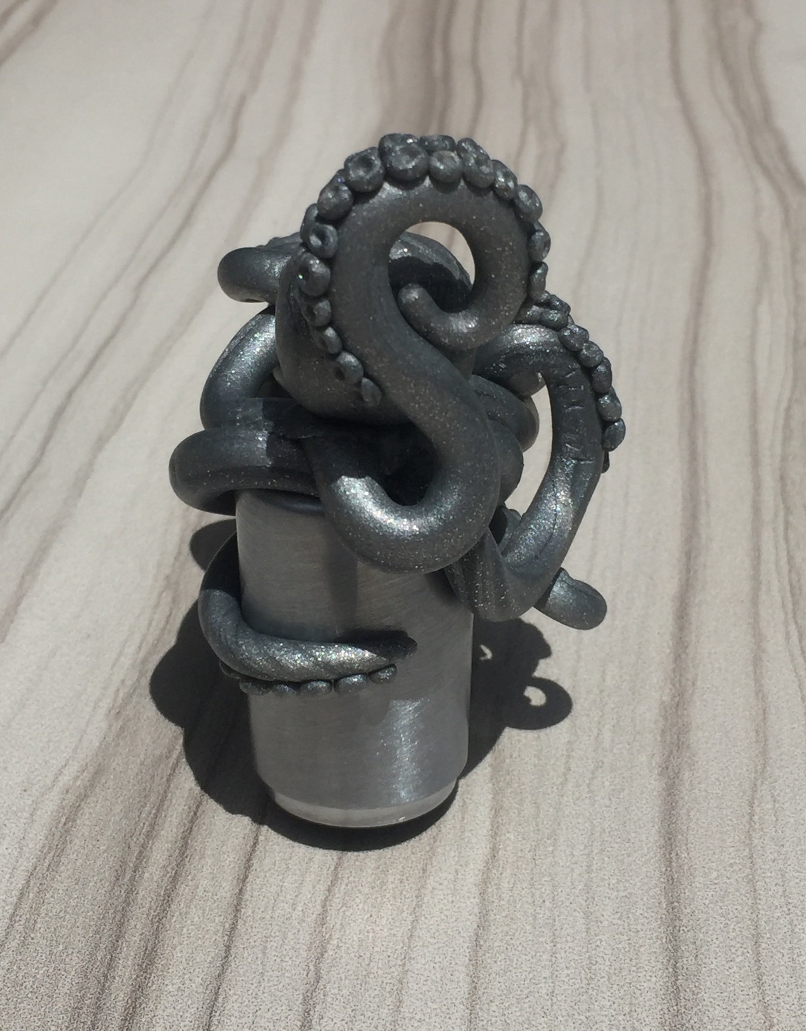 Octopus Nautical Interior Door Handle Original Art - Etsy