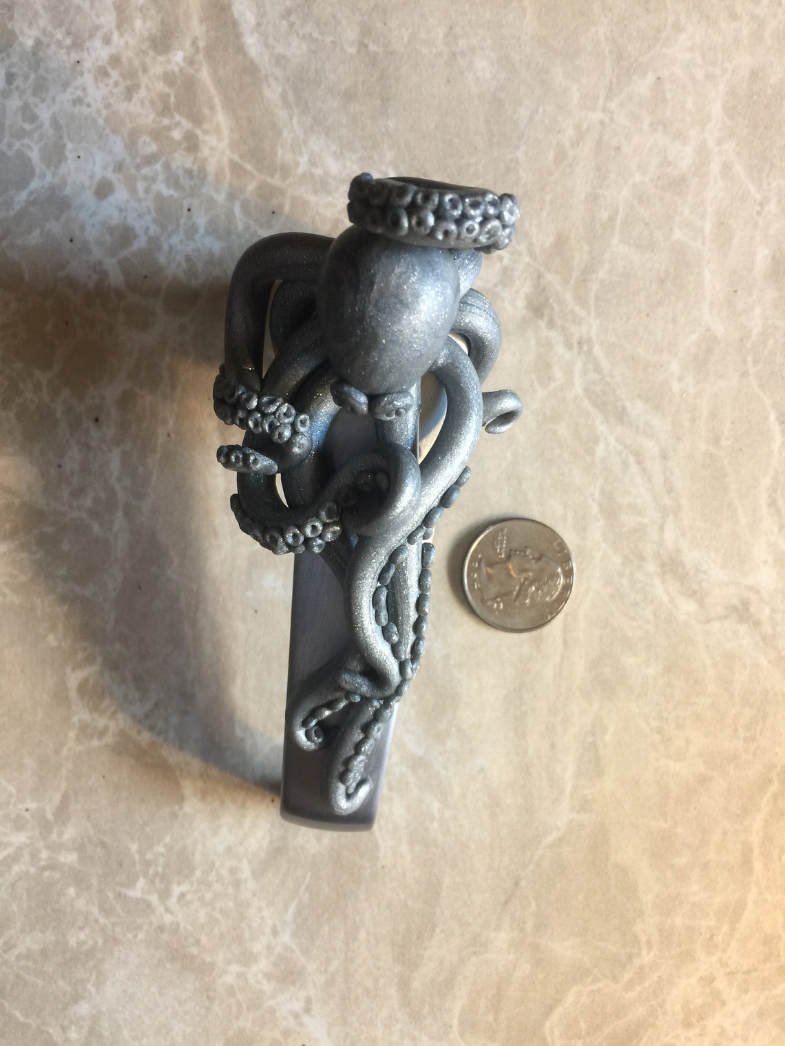 Octopus Nautical Interior Door Handle Original Art - Etsy